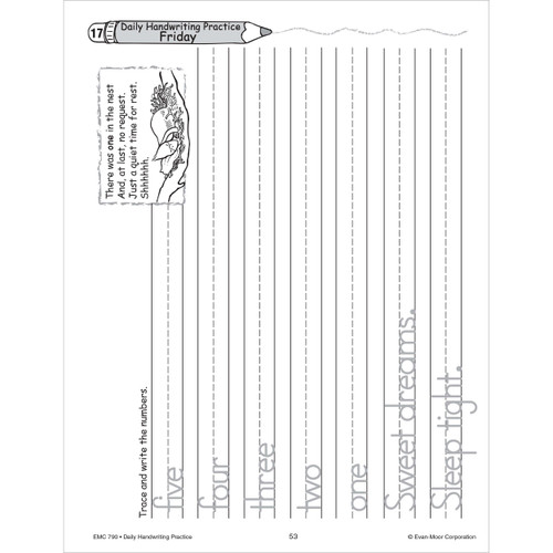 Grade K-6 Daily Handwriting Practice: Traditional Manuscript, Teacher ...