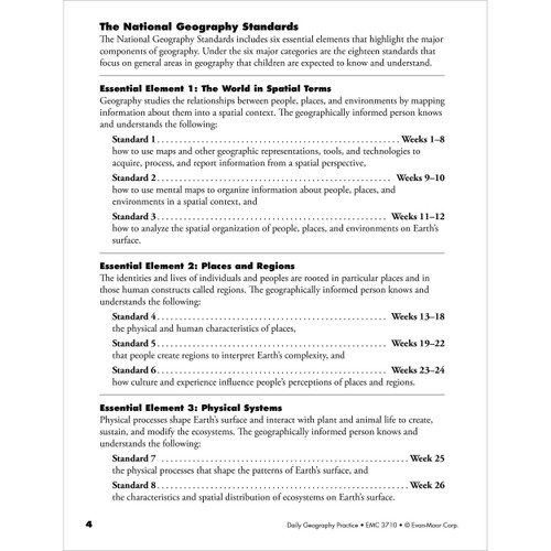 Grade 1 Daily Geography Practice, Teacher Resource Book eBook