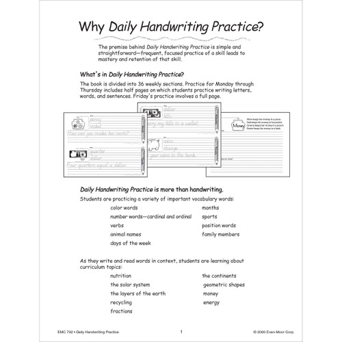 Grade K-6 Daily Handwriting Practice: Modern Manuscript, Teacher ...