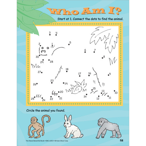 Grade K-1 The Never-Bored Kid Book Activity Book Paperback