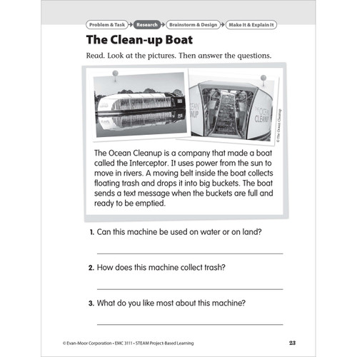 Grade 1 STEAM Project-Based Learning, Teacher Resource Book Paperback