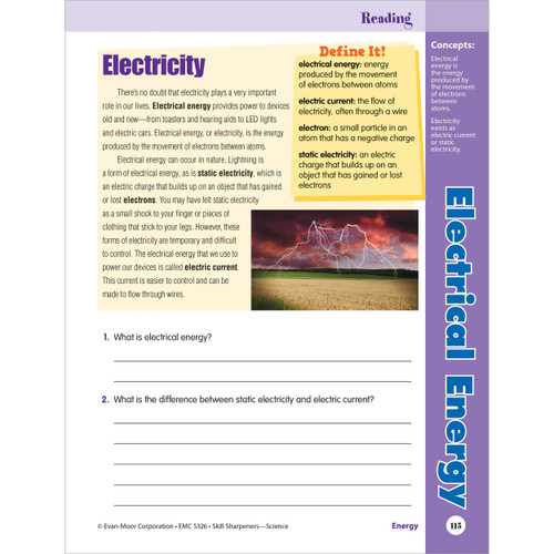 Grade 6 Skill Sharpeners: Science Workbook Paperback