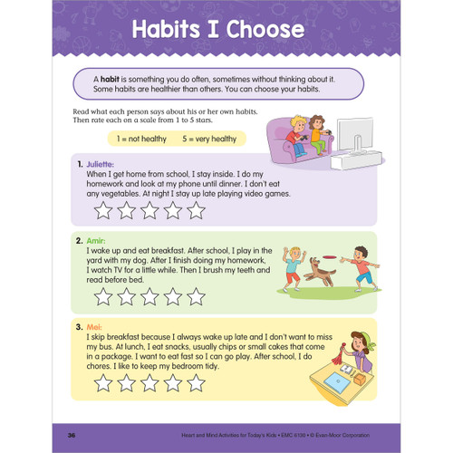 Grade 5-6 Heart and Mind Activities for Today's Kids Activity Book ...