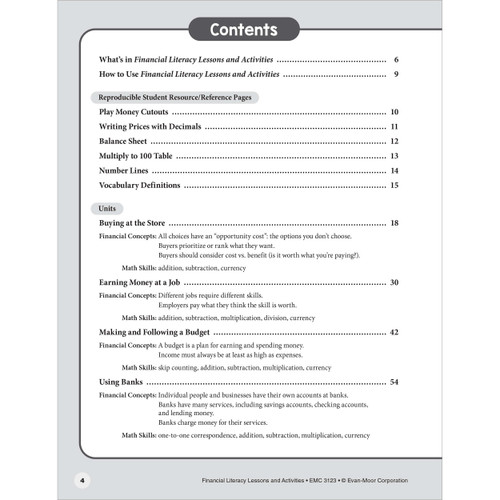 Grade 3 Financial Literacy Lessons and Activities, Teacher Resource ...