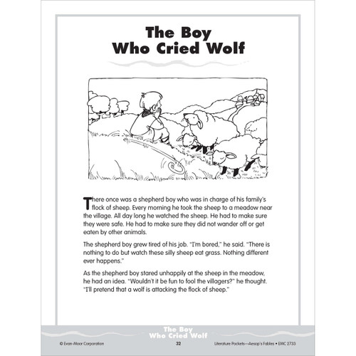 Grade 2-3 Literature Pockets: Aesop's Fables Resource Book eBook
