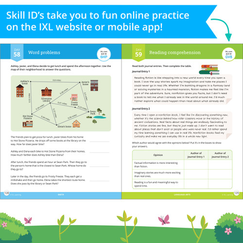 Grade 4-5 The IXL Ultimate Summer Workbook Paperback