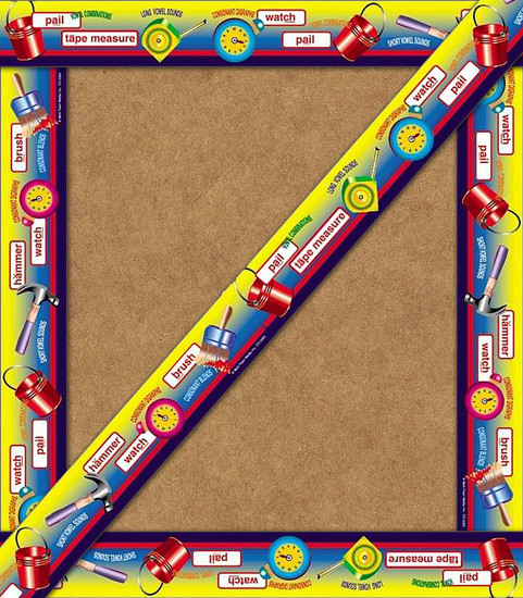Grade 2-5 Phonics Straight Bulletin Board Borders 36'