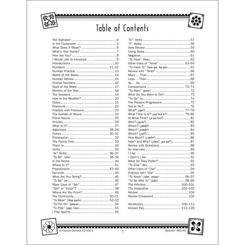 Grade 6-12 Skills for Success Spanish Resource Book eBook (PDF)