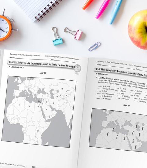 Grade 7-8 Discovering the World of Geography Resource Book Paperback