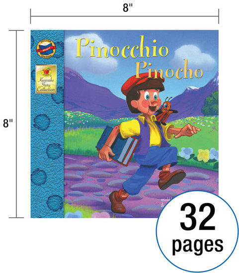 Grade PK-3 Pinocchio Bilingual Keepsake Stories Spanish & English ...