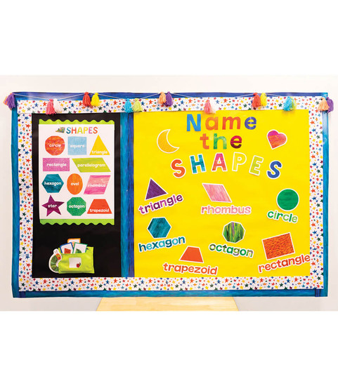 The World of Eric Carle Shades of Blue Straight Bulletin Board Borders 36'