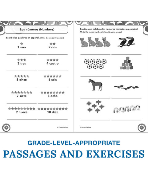 Grade K-5 Spanish I, Grades K - 5 (Skill Builders) Workbook Paperback