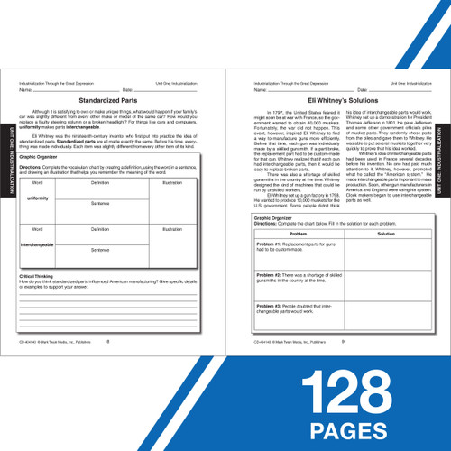 Grade 6-12 Industrialization through the Great Depression Resource Book ...