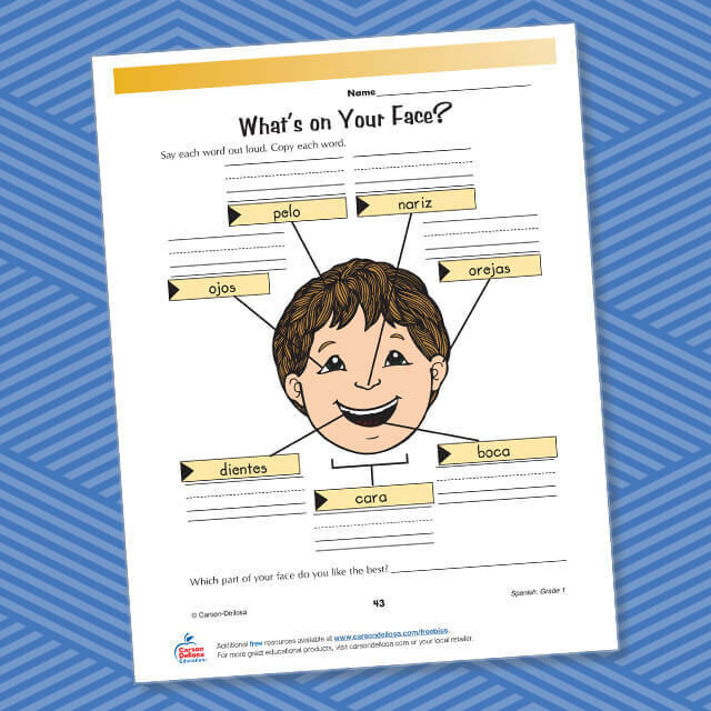 Free Spanish Printables | Teaching Supplies & Classroom Decorations