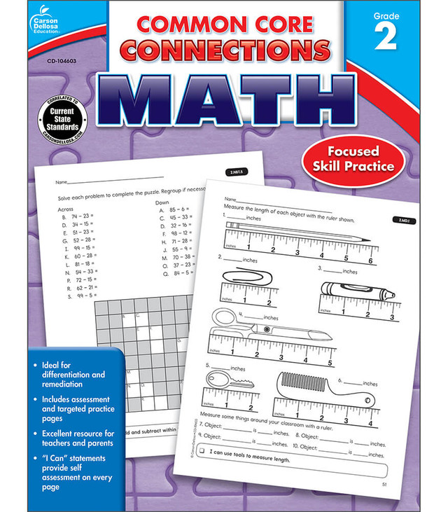 Common Core Connections Math Workbook Grade 2 eBook