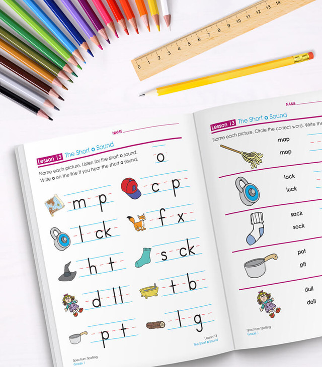 Grade 1 Spectrum Spelling Workbook Paperback
