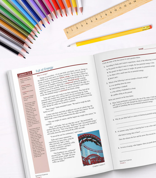 Grade 5 Spectrum Science Workbook Paperback