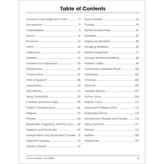 Grade 7-8 Grammar Workbook eBook