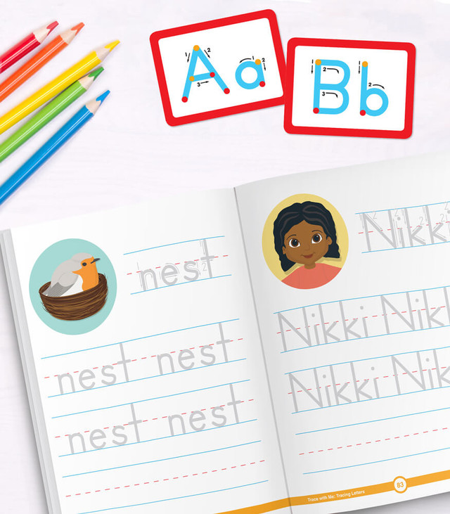 Grade Preschool-2 Trace with Me: Tracing Letters Activity Book eBook (PDF)