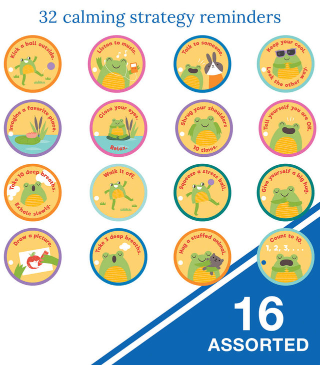 Calming Strategies Instructional Resources Mini Bulletin Board Set English