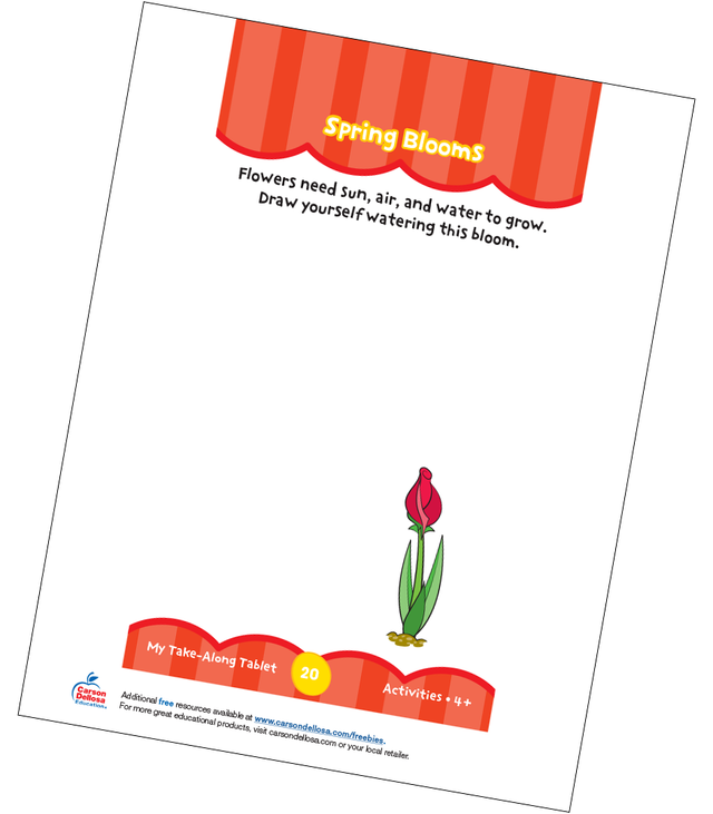 Spring Blooms Free Printable | Carson Dellosa
