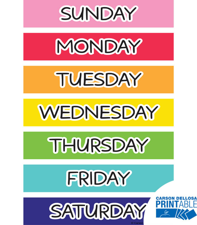 Happy Place Calendar Companion Printable Bulletin Board Set