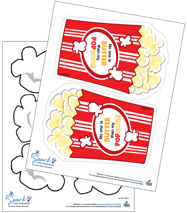 Father's Day POPcorn Free Craft | Carson Dellosa