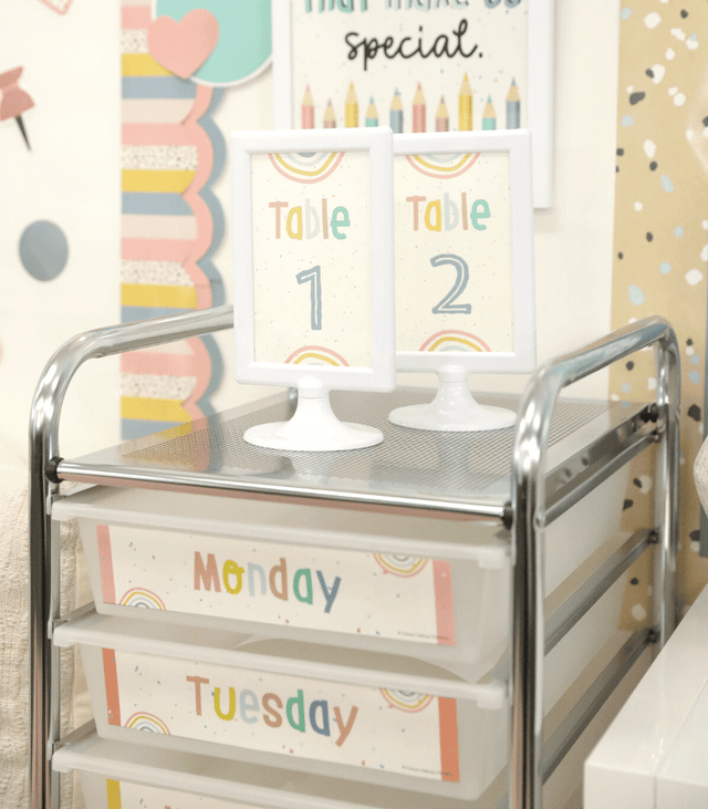Editable We Belong Free Drawer Cart Labels | Carson Dellosa