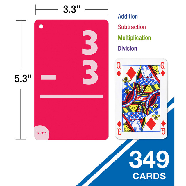 Grade 1-5 All Facts Math Flash Card Box Set Math
