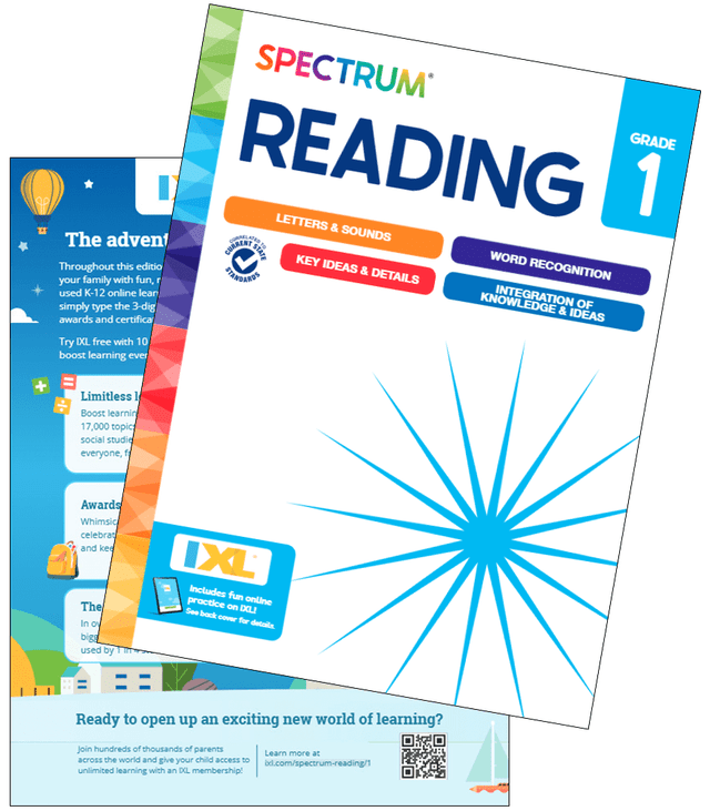 Spectrum Reading Grade 1 Free Sample | Carson Dellosa