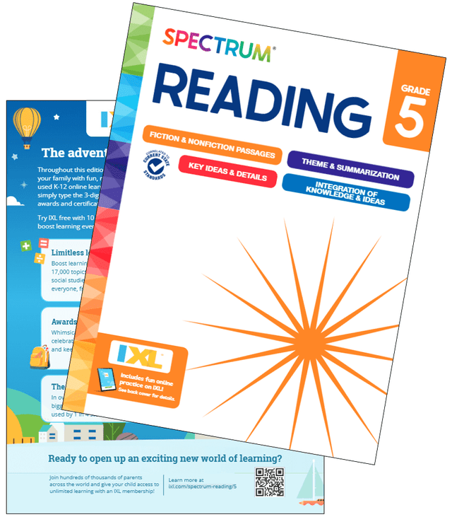 Spectrum Reading Grade 5 Free Sample | Carson Dellosa