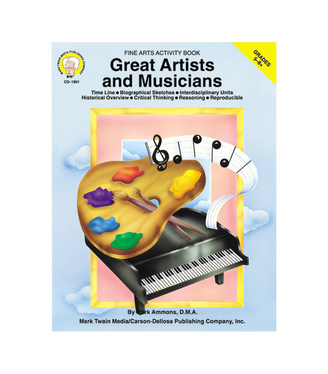 Great Artists and Musicians Resource Book Grade 5-8 eBook
