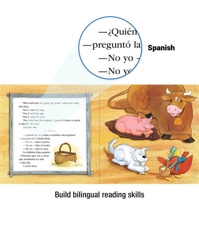 Grade PK-3 The Little Red Hen Bilingual Keepsake Stories Spanish ...