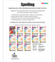 Grade 6 Spectrum Spelling Workbook Paperback