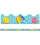 Spring Showers Scalloped Bulletin Board Borders 39'