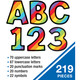 4in Rainbow Stripe Combo Pack Bulletin Board Letters