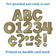 4in Gold Glitter Combo Pack Bulletin Board Letters