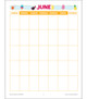 June and July Monthly Printable Collection Grade 3