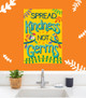 Spread Kindness, Not Germs Poster