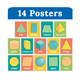 Grade K-2 Mini Posters: Shapes Poster Set