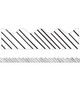 Black & White Stripes Scalloped Bulletin Board Borders