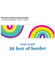 Rainbows Straight Bulletin Board Borders 36'