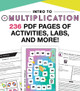In a Flash: Intro to Multiplication Printable Collection Grade 2-3