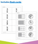 In a Flash: Intro to Fractions Printable Collection Grade 2-3