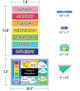 Happy Place Calendar Bulletin Board Set English