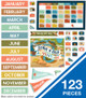 Let's Explore Calendar Bulletin Board Set
