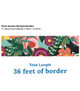 Floral Garden Straight Bulletin Board Borders