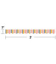 Stripes Scalloped Bulletin Board Borders 39'