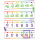 Grade PK-6 Colorful Number Line -20–120 Bulletin Board Set