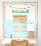 Black & White Rainbows Straight Bulletin Board Borders 36'